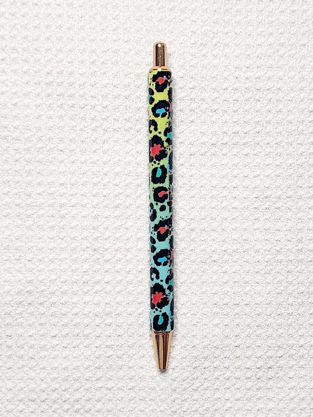 Multi Color Leopard Print Pen - Etsy