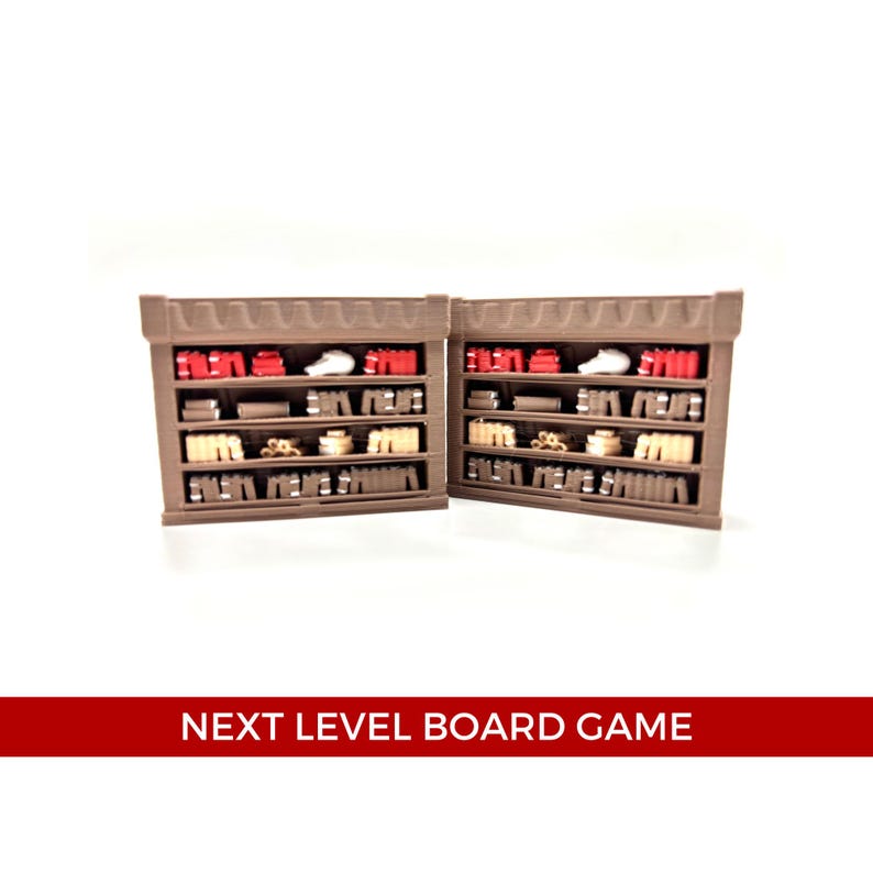 Bookcase for RPG (dnd) and Board Game - 3D Print - Etsy