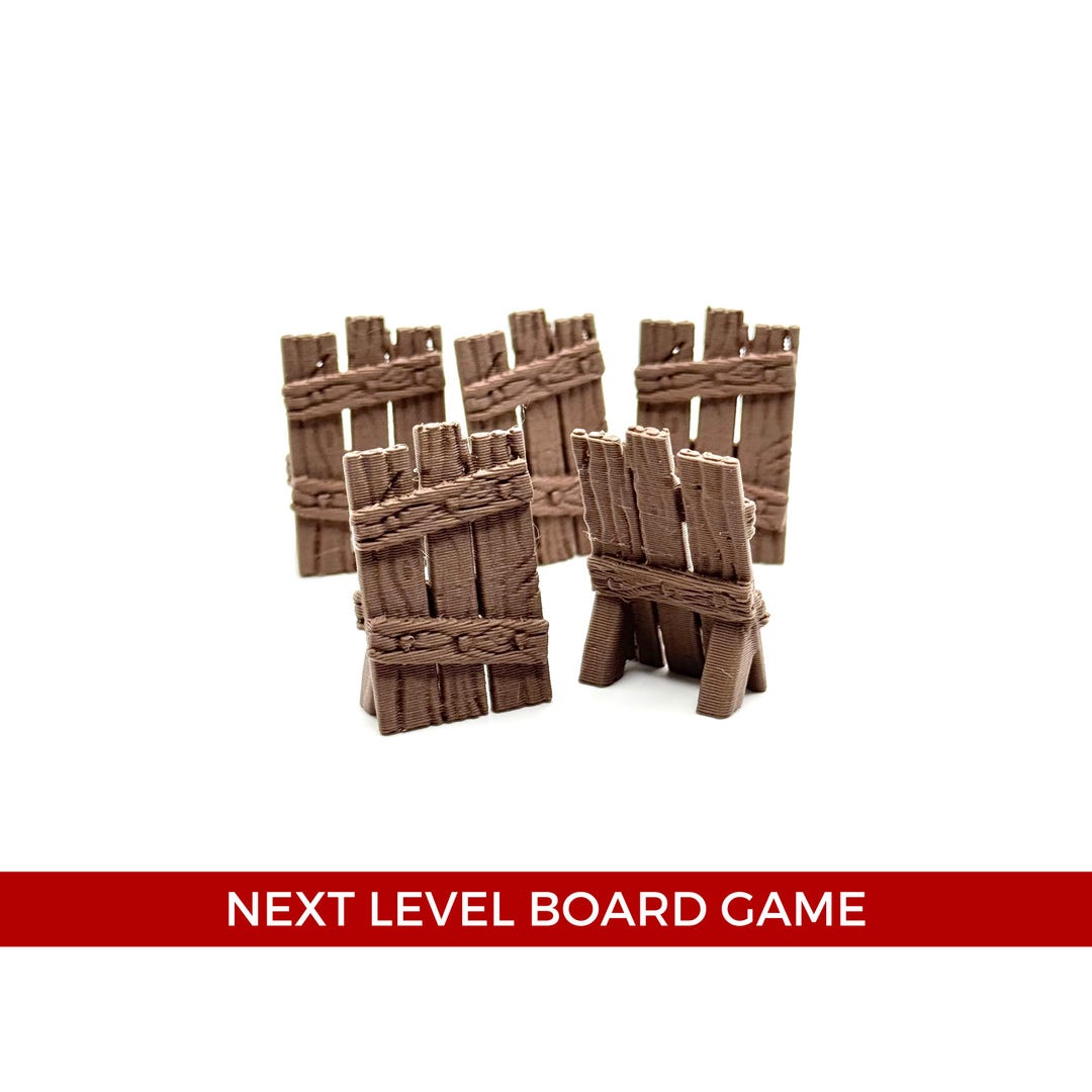 3D Printed Barricade Tokens | Dead of Winter Upgrade - Etsy