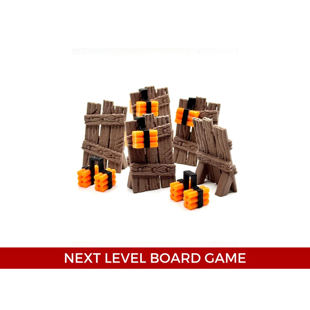Barricade and Explosive Trap | Zombie Barricade Tokens | Expansion ...
