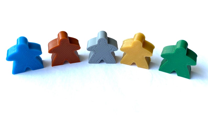 Meeple Set Carcassonne Style for Board Game and Expansion - Etsy