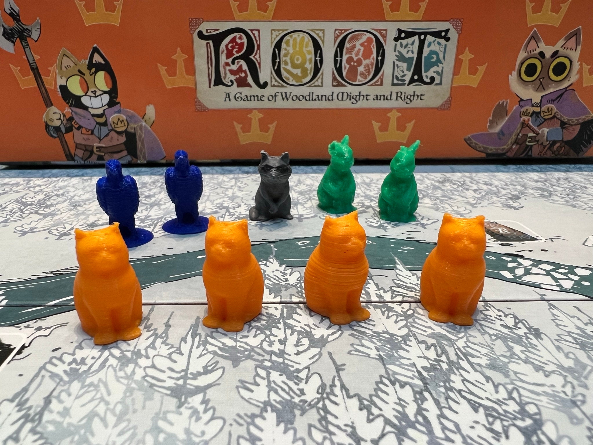 Root Board Game Tokens - Etsy