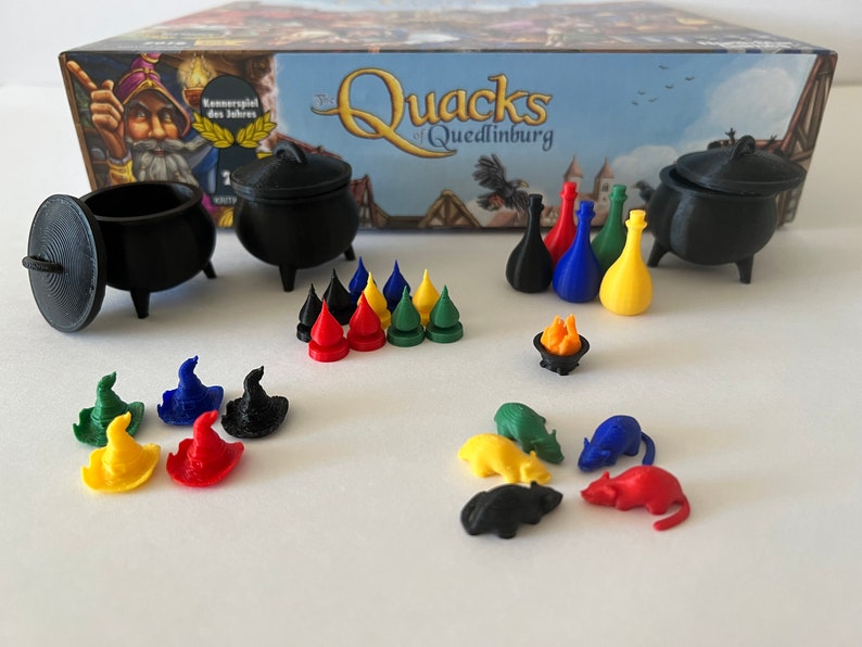 The Quacks of Quedlinburg Base Game and Expansions | Realistic Deluxe ...