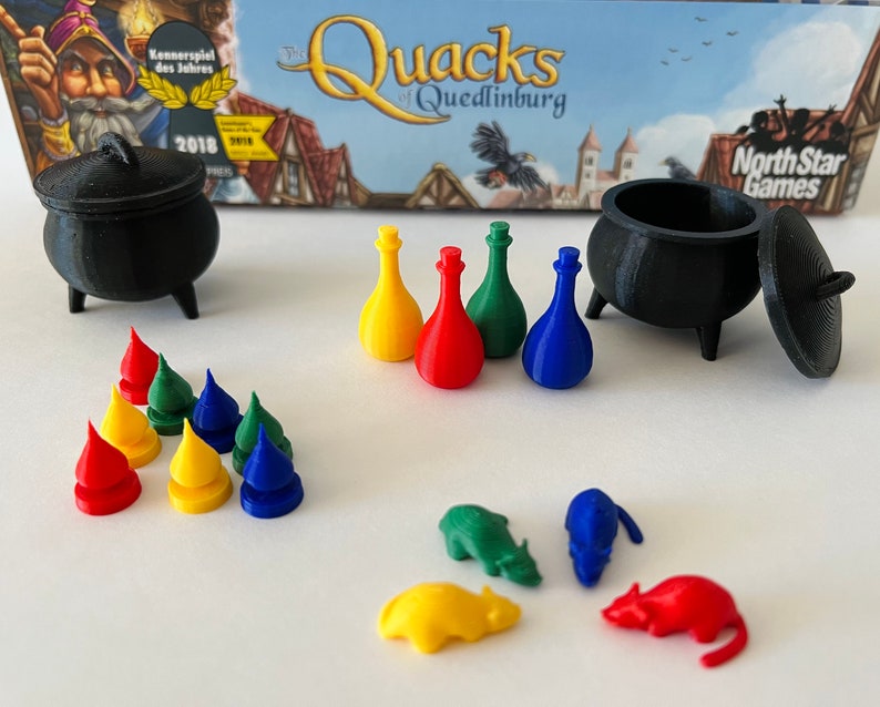The Quacks of Quedlinburg Base Game and Expansions | Realistic Deluxe ...