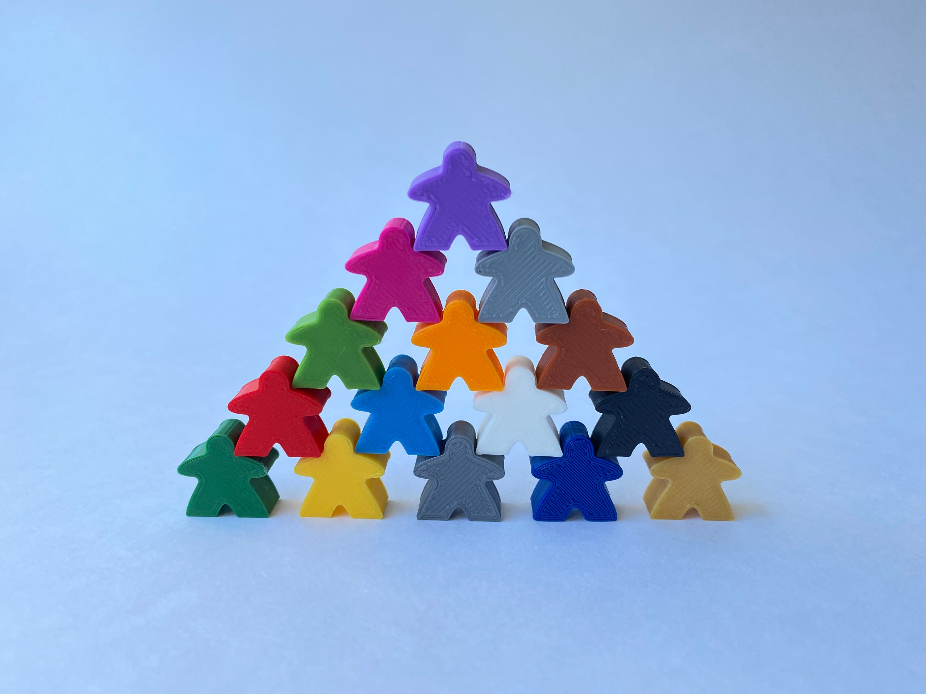 Meeple Set Carcassonne Style for Board Game and Expansion - Etsy