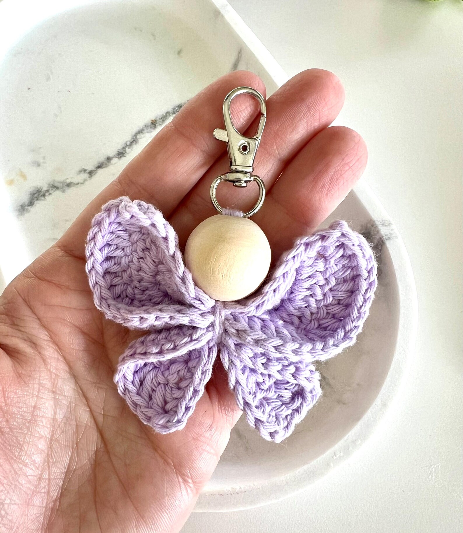 Butterfly Keychain Crochet Pattern: Beginner Friendly DIY (PDF Pattern ...