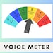 Voice Volume Meter - Voice Level Chart PEC Visual - Autism - Visual ...