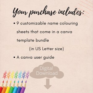 Name Coloring Page - Editable Colouring Name - Custom Name Tag ...