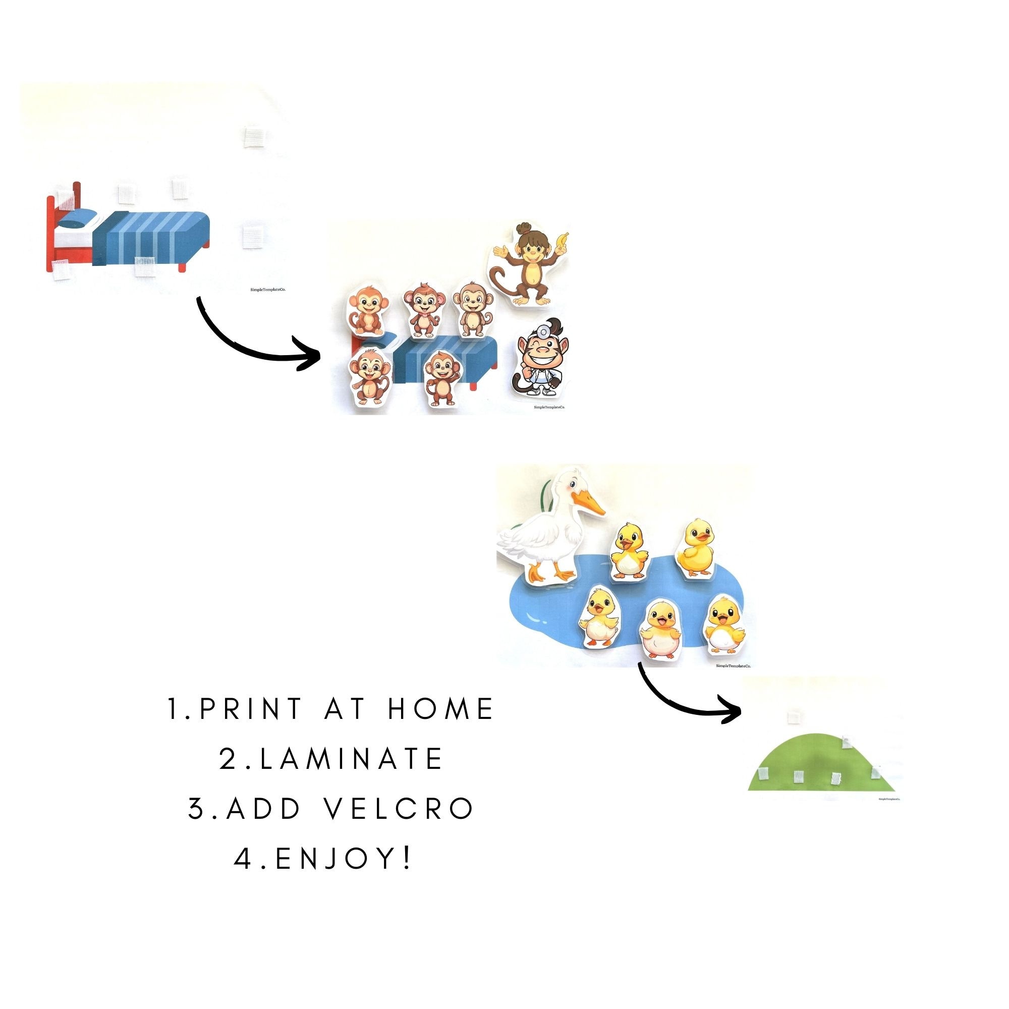 8 Song Visuals BUNDLE - Children's Song Rhyme- Digital Download ...