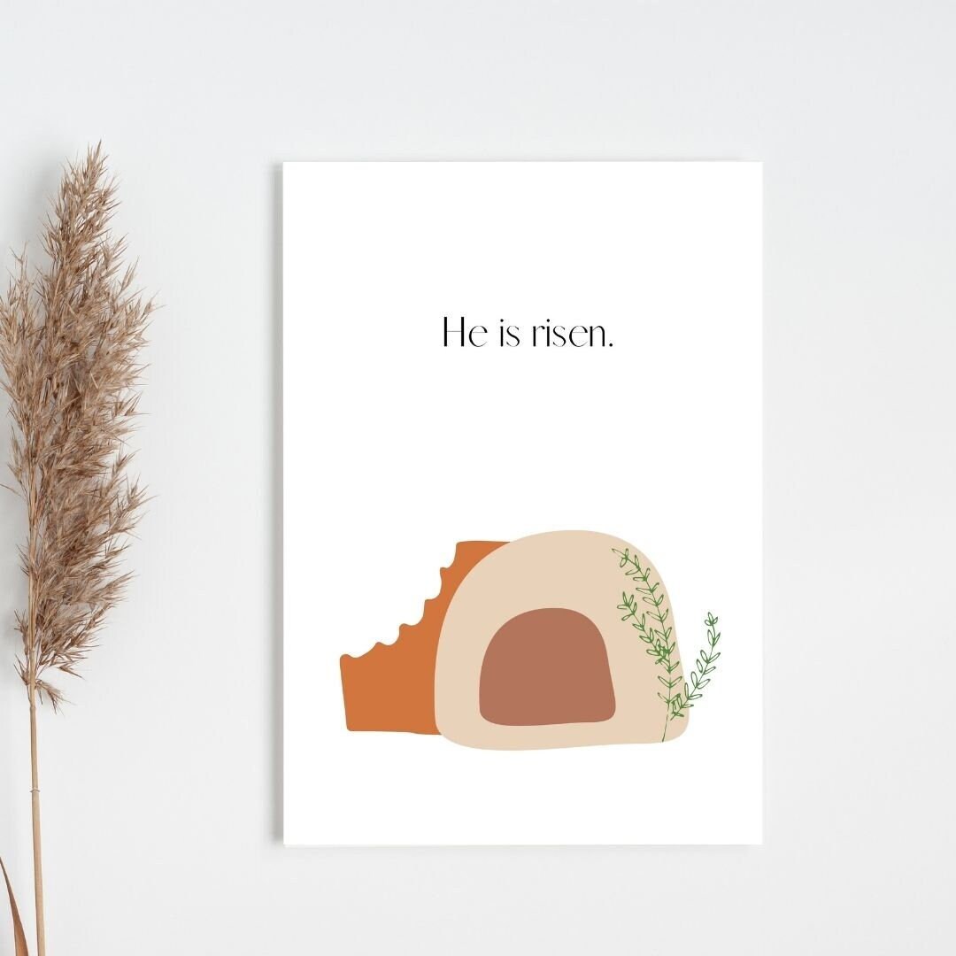 He is Risen - Printable Download - He is Risen Sign - He is Risen ...