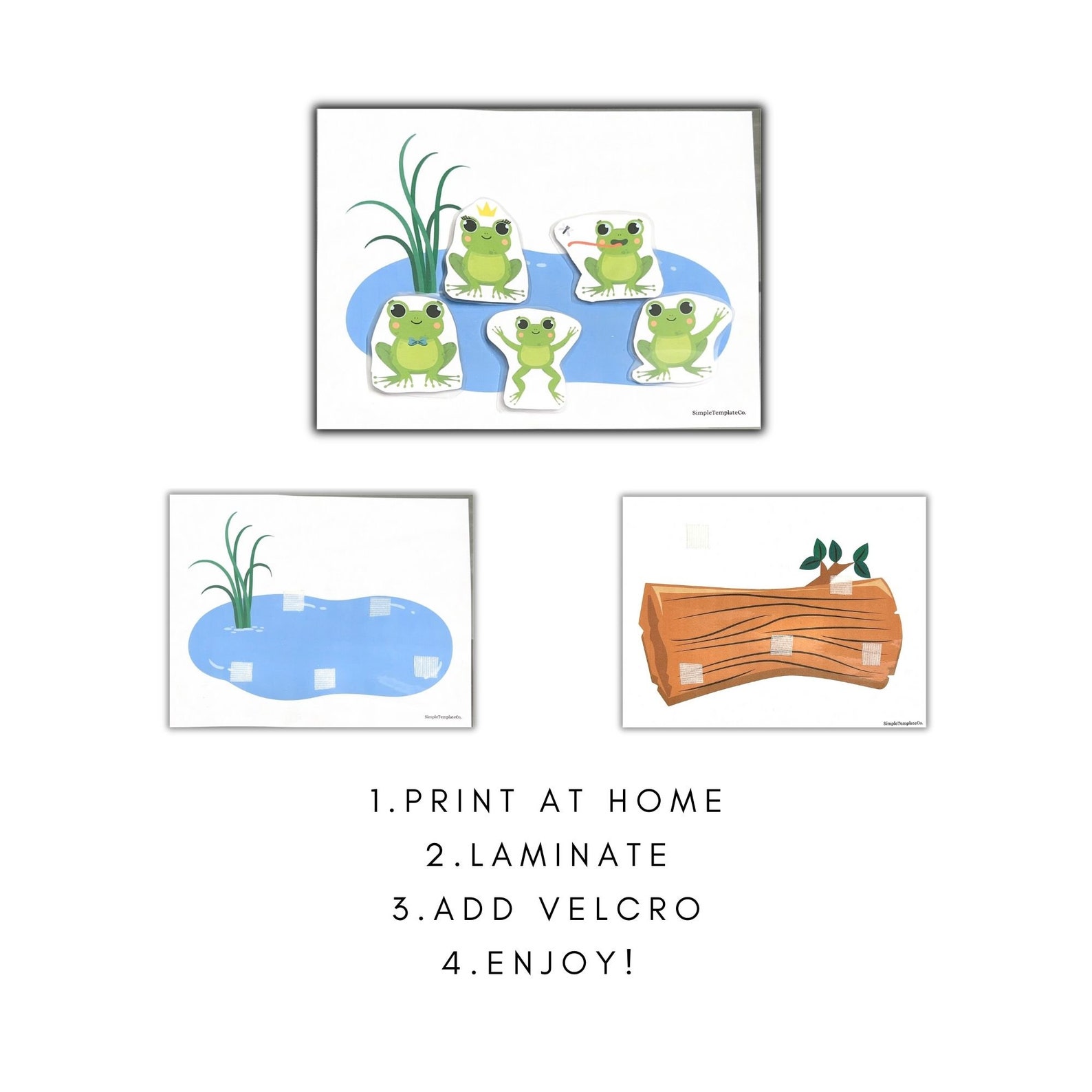 Five Little Speckled Frogs - Digital Download - Nursery Rhymes - Circle ...