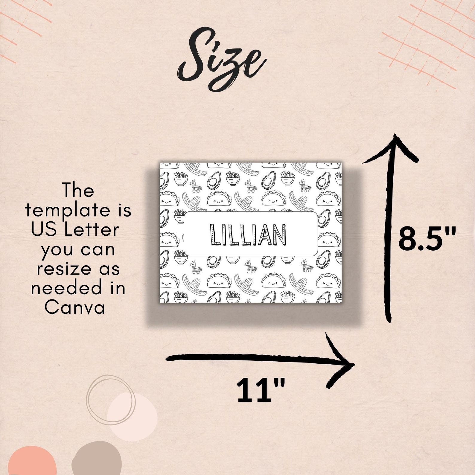 Name Coloring Page - Editable Colouring Name - Custom Name Tag ...