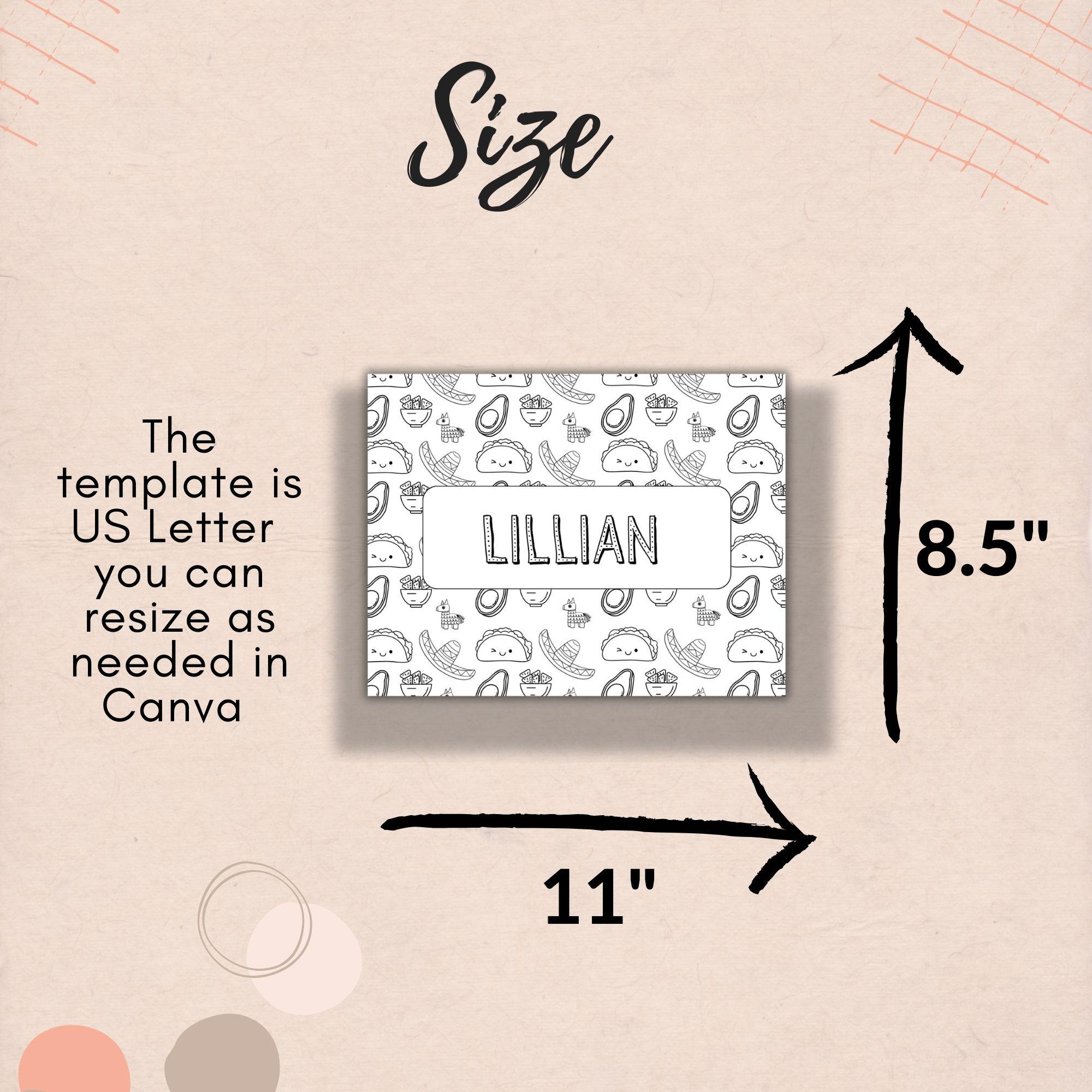 Name Coloring Page - Editable Colouring Name - Custom Name Tag ...