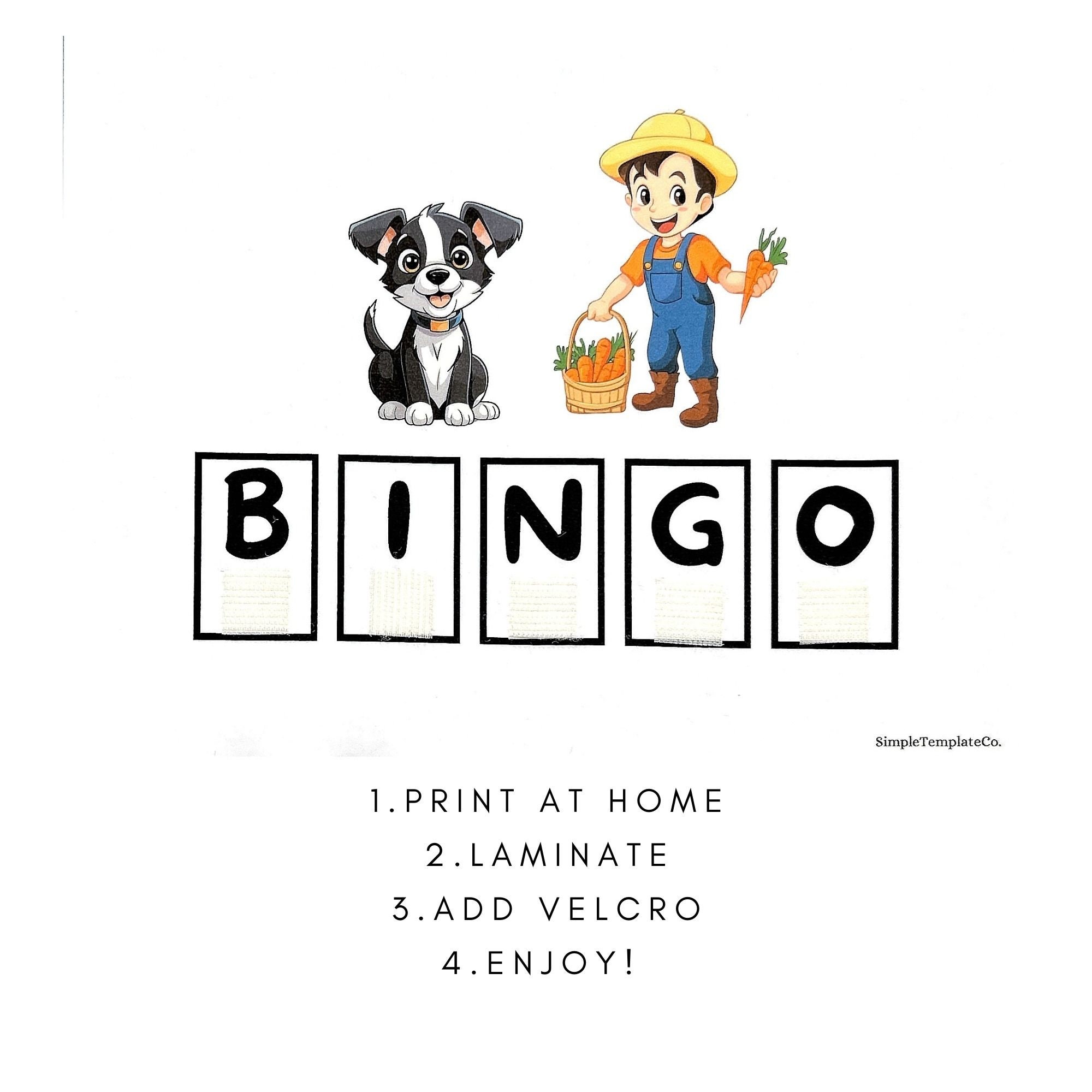 Bingo the Dog Visual - Digital Download - Nursery Rhymes - Circle Time ...