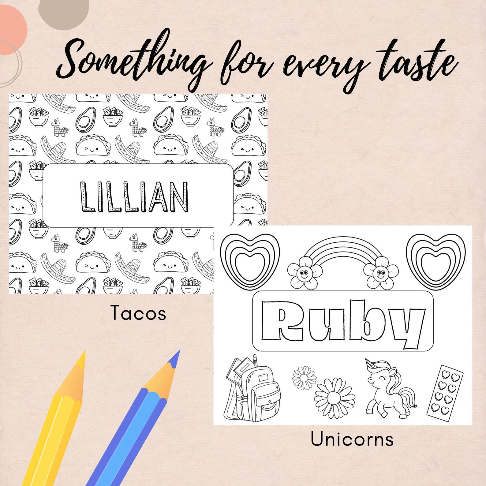 Name Coloring Page - Editable Colouring Name - Custom Name Tag ...