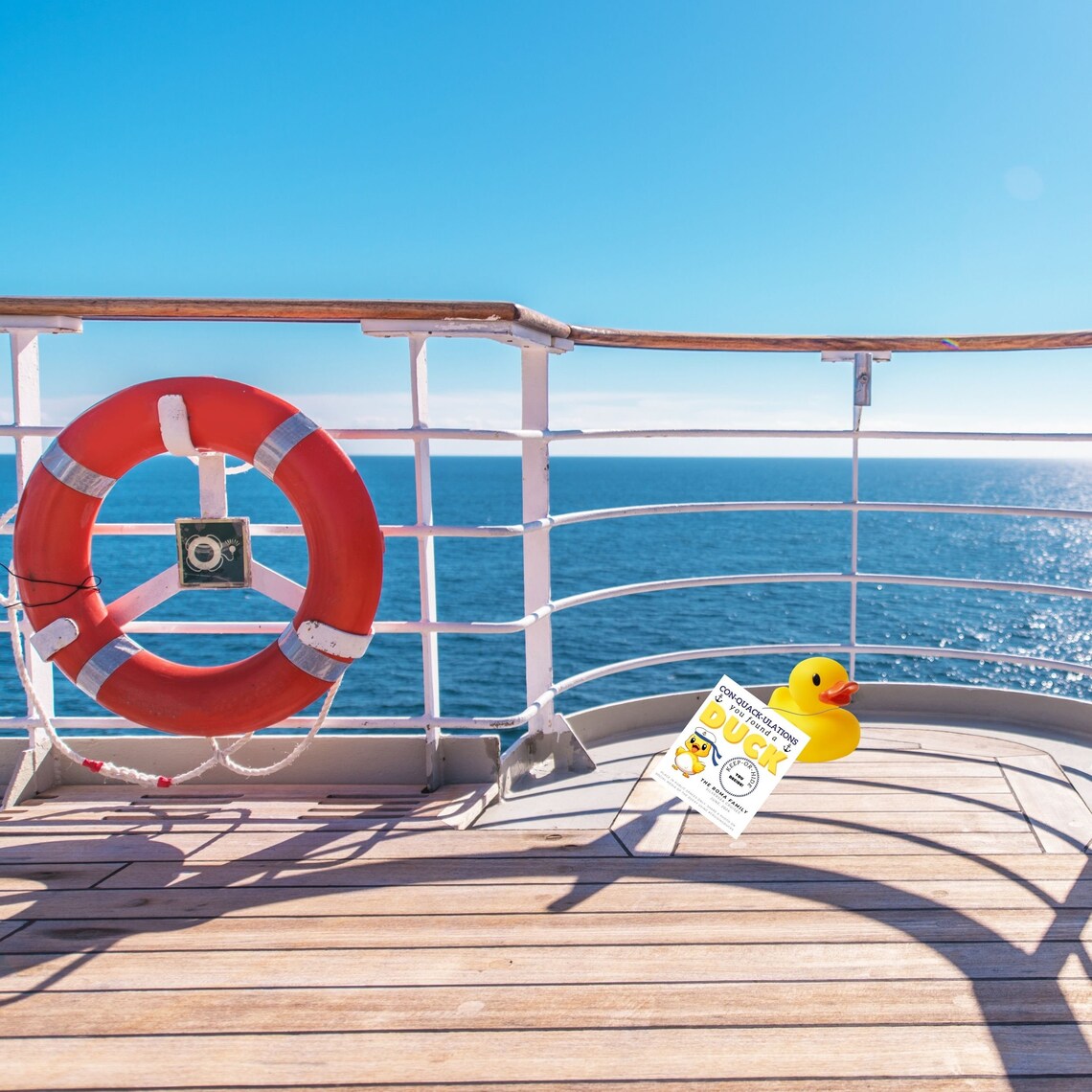 Customize Cruise Duck Tags - Canva You've Been Ducked Tag - Editable ...