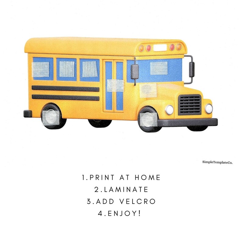 The Wheels on the Bus Visual - Digital Download - Nursery Rhymes ...