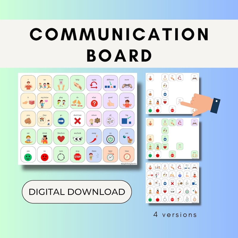 Communication Board - Etsy
