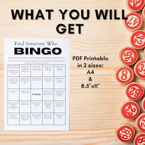 Find Someone Who Game - Icebreaker Game - Icebreaker Work Game - Get to ...