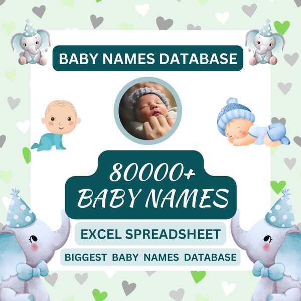 Baby Name And Origin Etsy