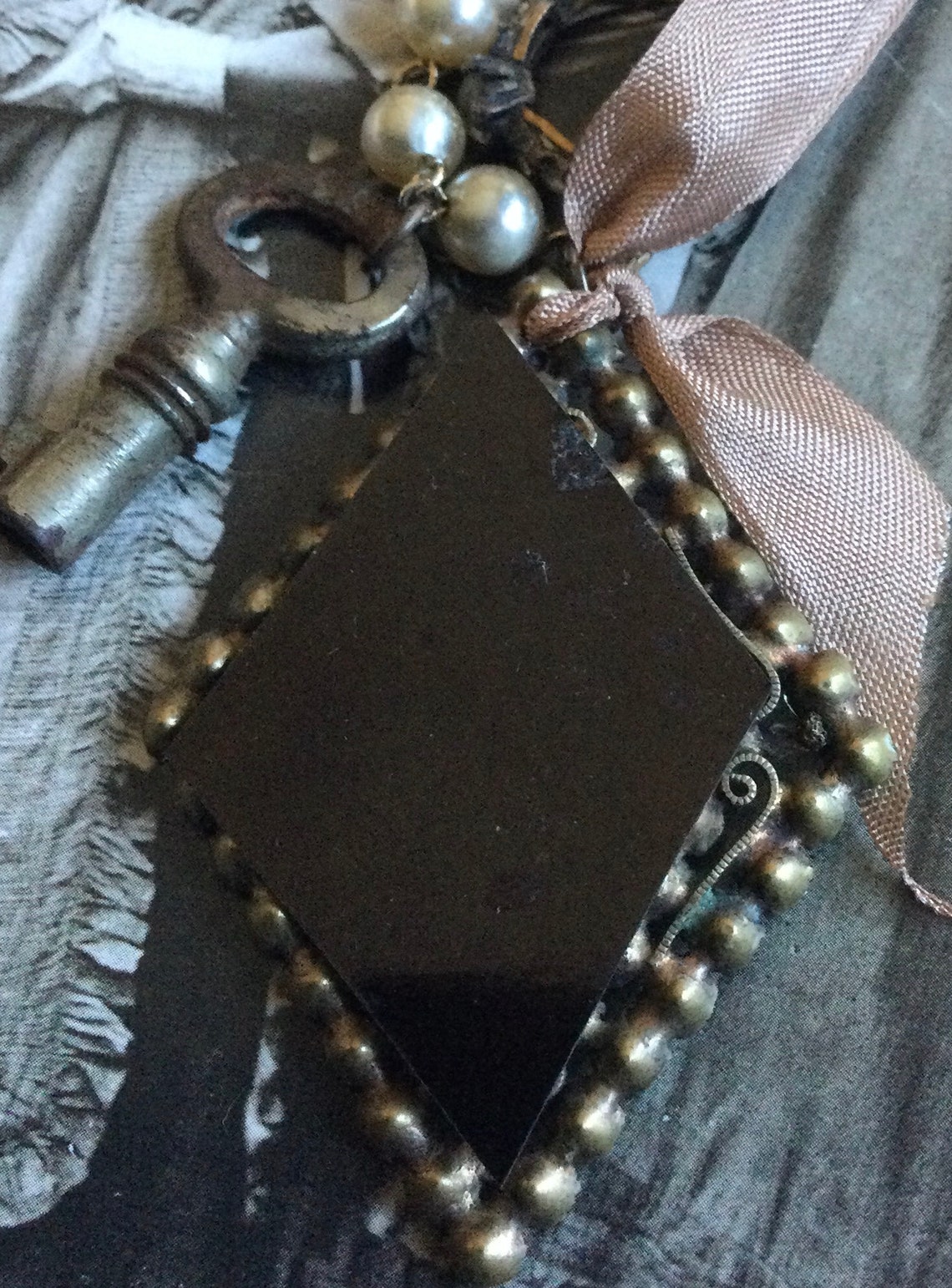 Lost Love OOAK Bottle Necklace Jewelry Assemblage by Barbaradoone ...