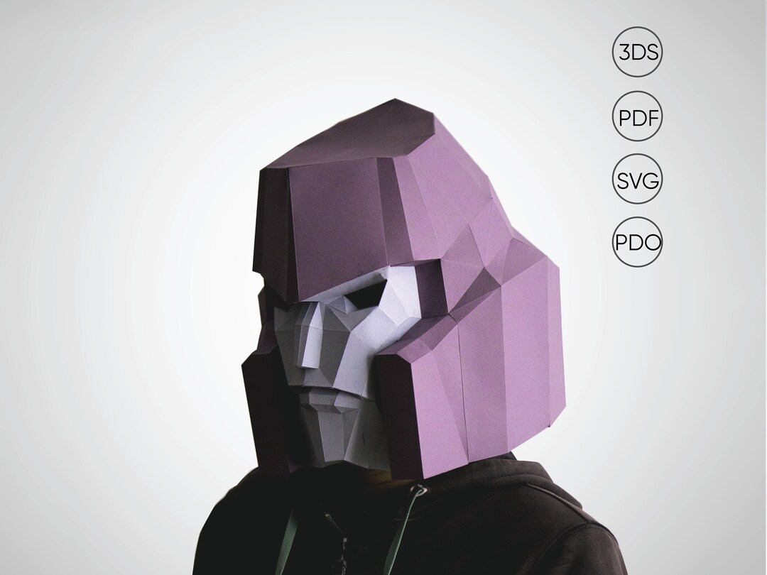 Decepticon Megatron Mask, Transformers Papercraft Mask Template, 3D ...