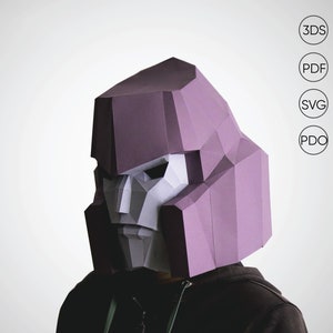Decepticon Megatron Mask, Transformers Papercraft Mask Template, 3D ...