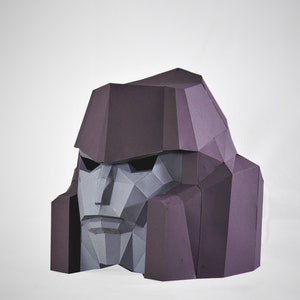 Optimus Prime Mask and Megatron Mask, Transformers Papercraft Mask ...