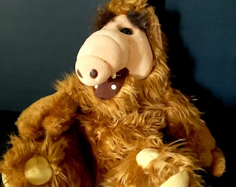 Vintage Alf Plush Doll, 1986 Alien Productions, Alf Plush Clip on ...