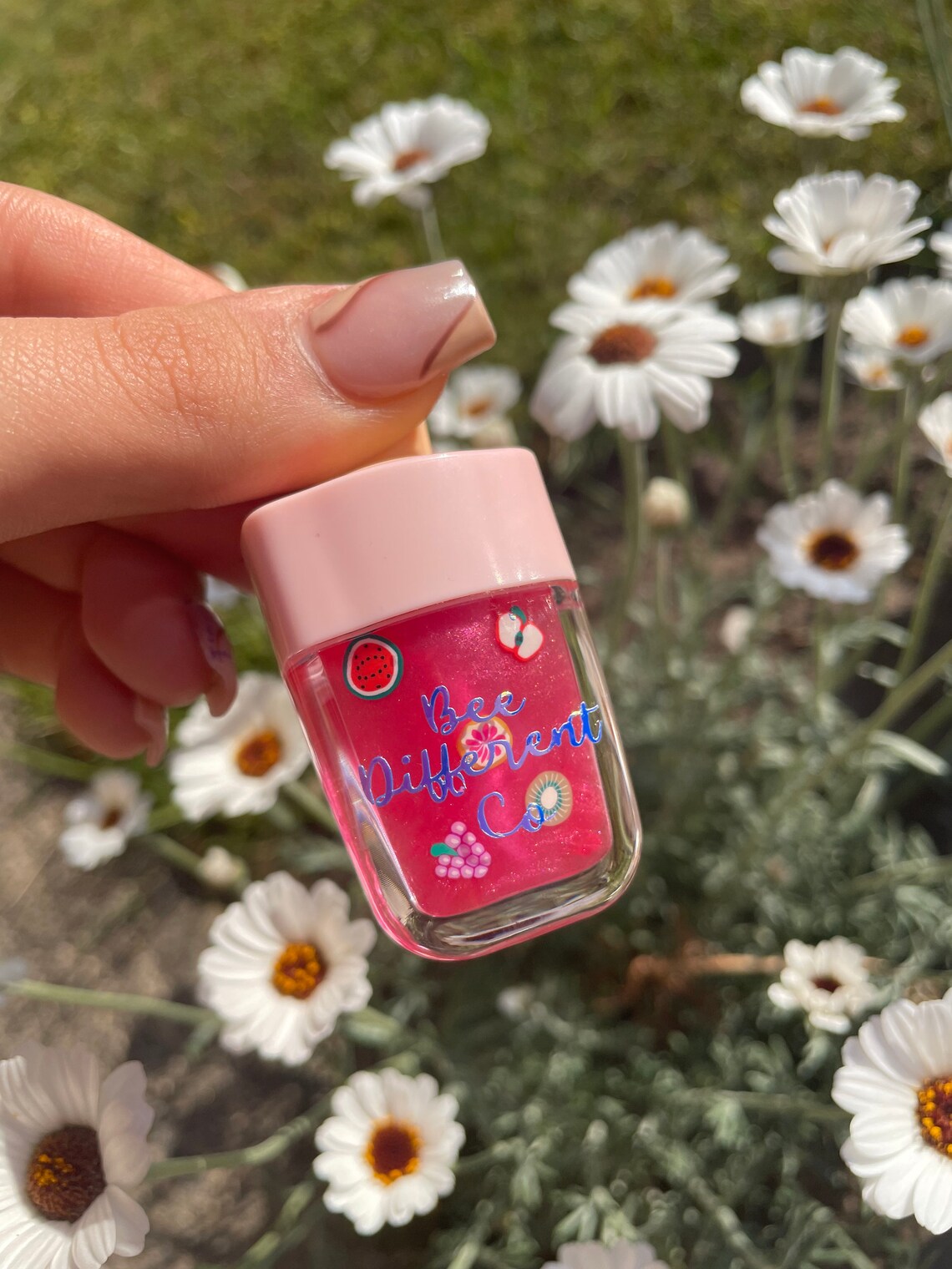 Fruit punch pink moisturising lip gloss makeup glossy | Etsy