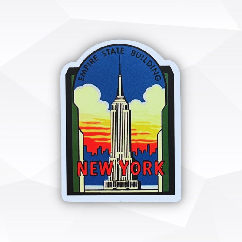 Empire State Building Sticker - Etsy