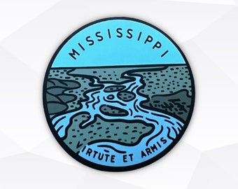 Mississippi Vinyl Decal Sticker MS Home State - Etsy
