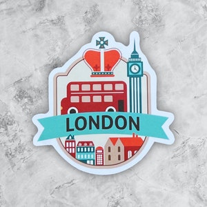 London Sticker - Etsy