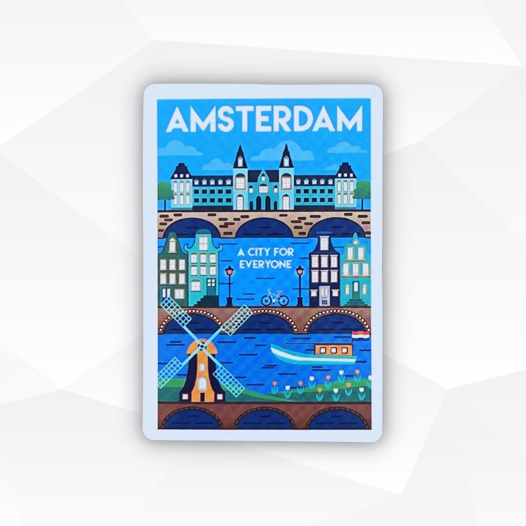Amsterdam Sticker - Etsy