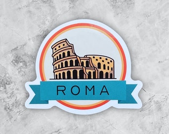 Italy Stickers Emblems & Icons Rome Venice Pisa - Etsy