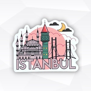 Istanbul Turkey Sticker - Etsy