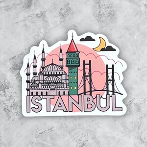 Istanbul Turkey Sticker - Etsy
