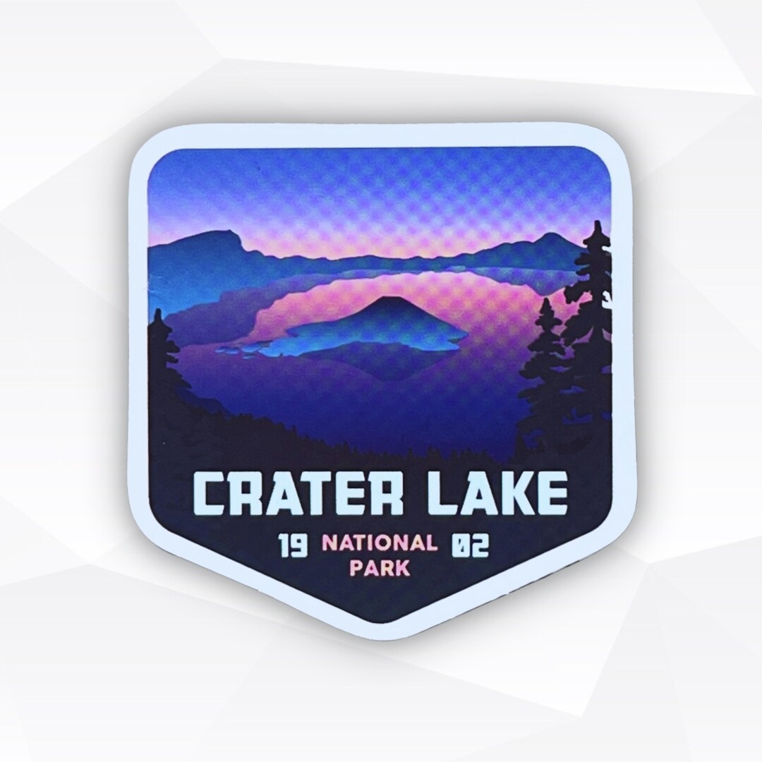 Crater Lake National Park Sticker - Etsy