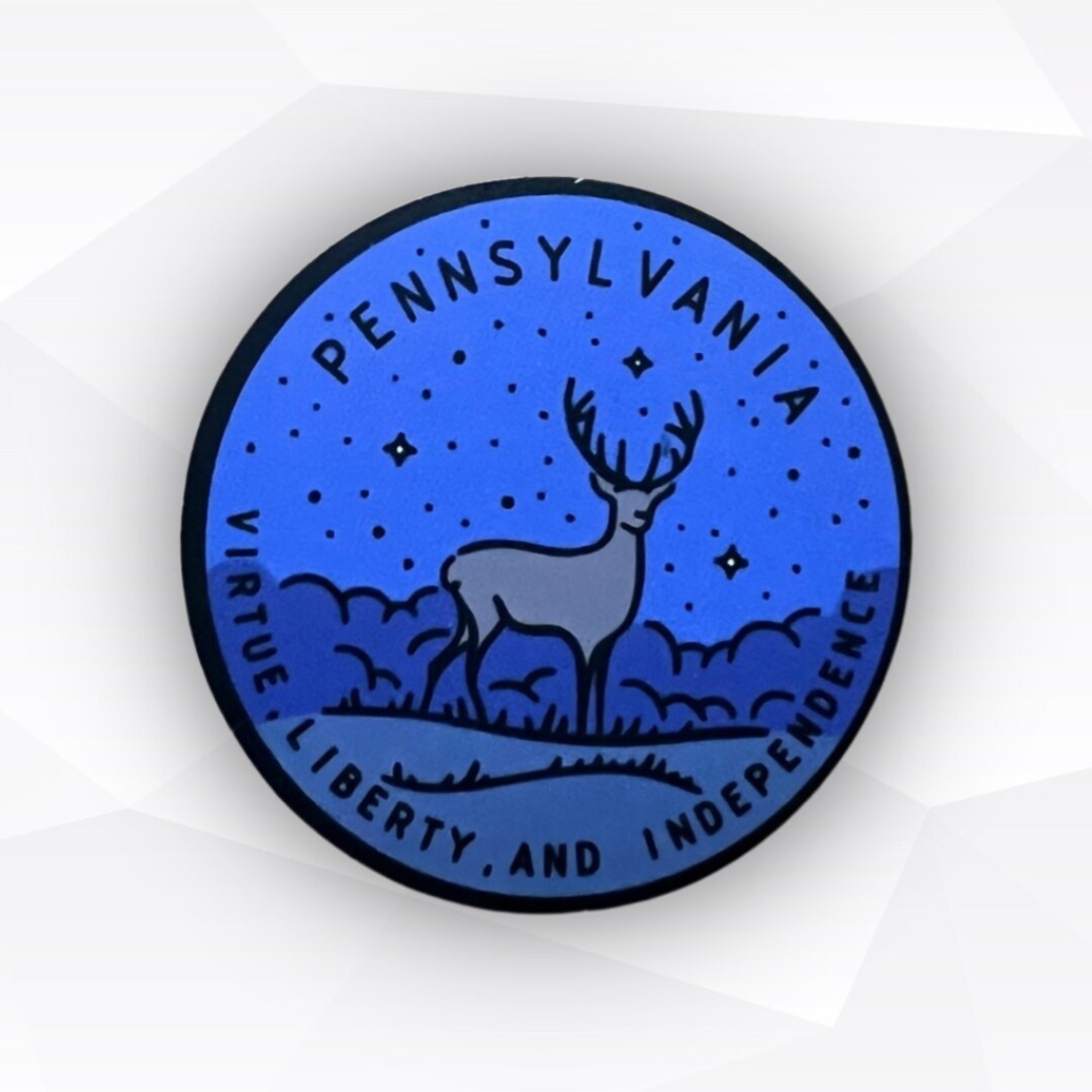 Pennsylvania State Sticker - Etsy