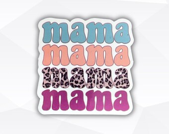 Hot Mom Club Sticker Waterproof Stickers Mom Stickers Mama Sticker ...