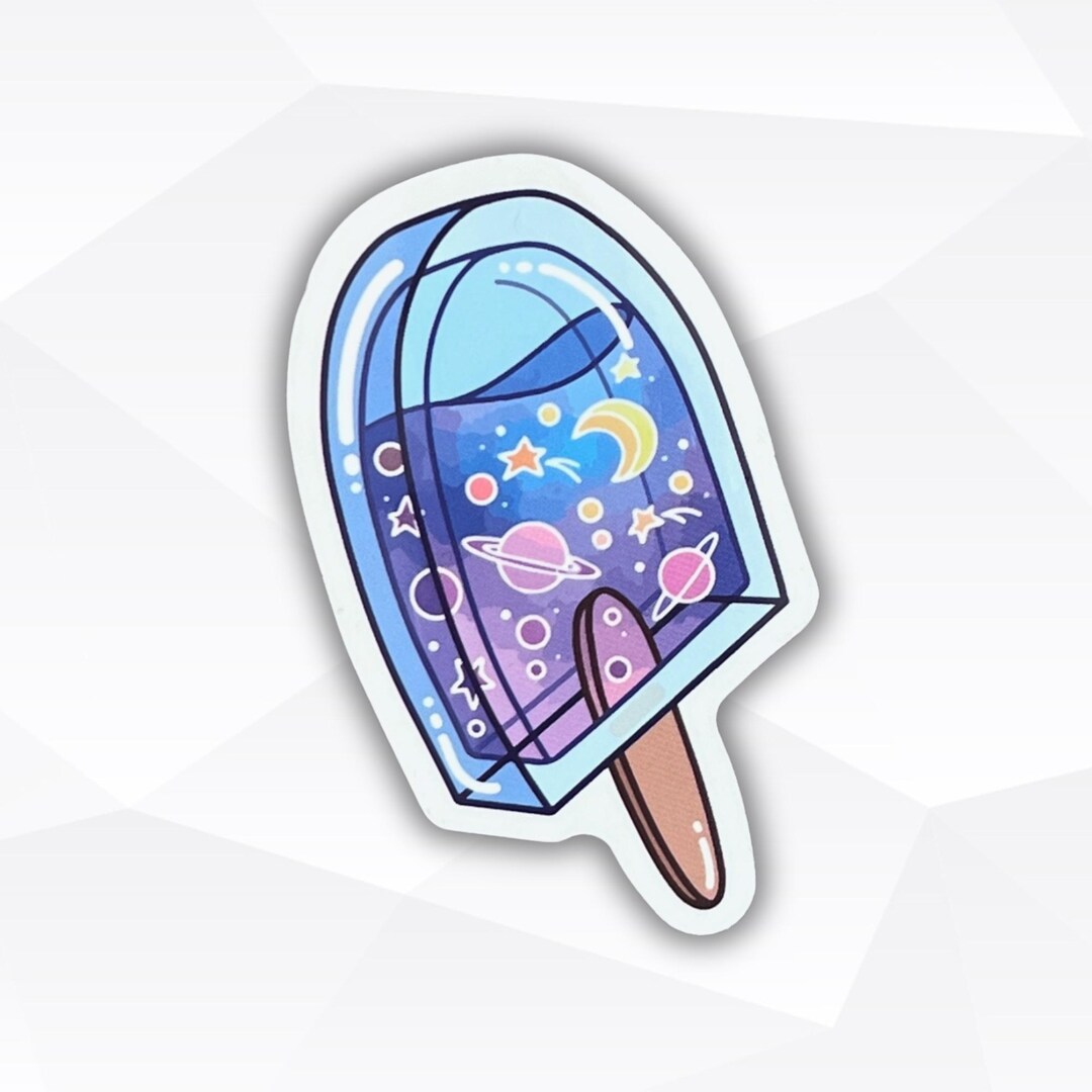 Space Sticker Popsicle Sticker - Etsy