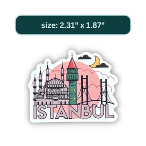 Istanbul Turkey Sticker - Etsy