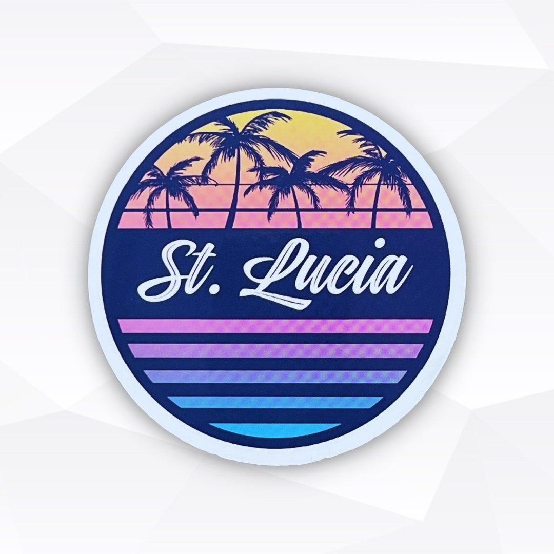 St. Lucia Sticker - Etsy