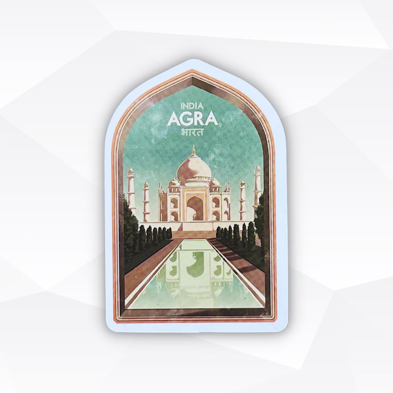 India Taj Mahal Stickers - Etsy