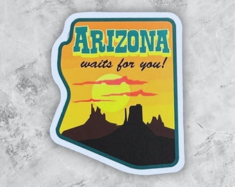 Arizona Sticker - Etsy