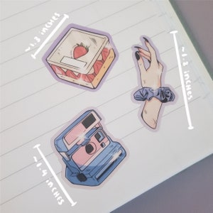 Retro Sticker Sheet Sticker Set Anime Stickers - Etsy