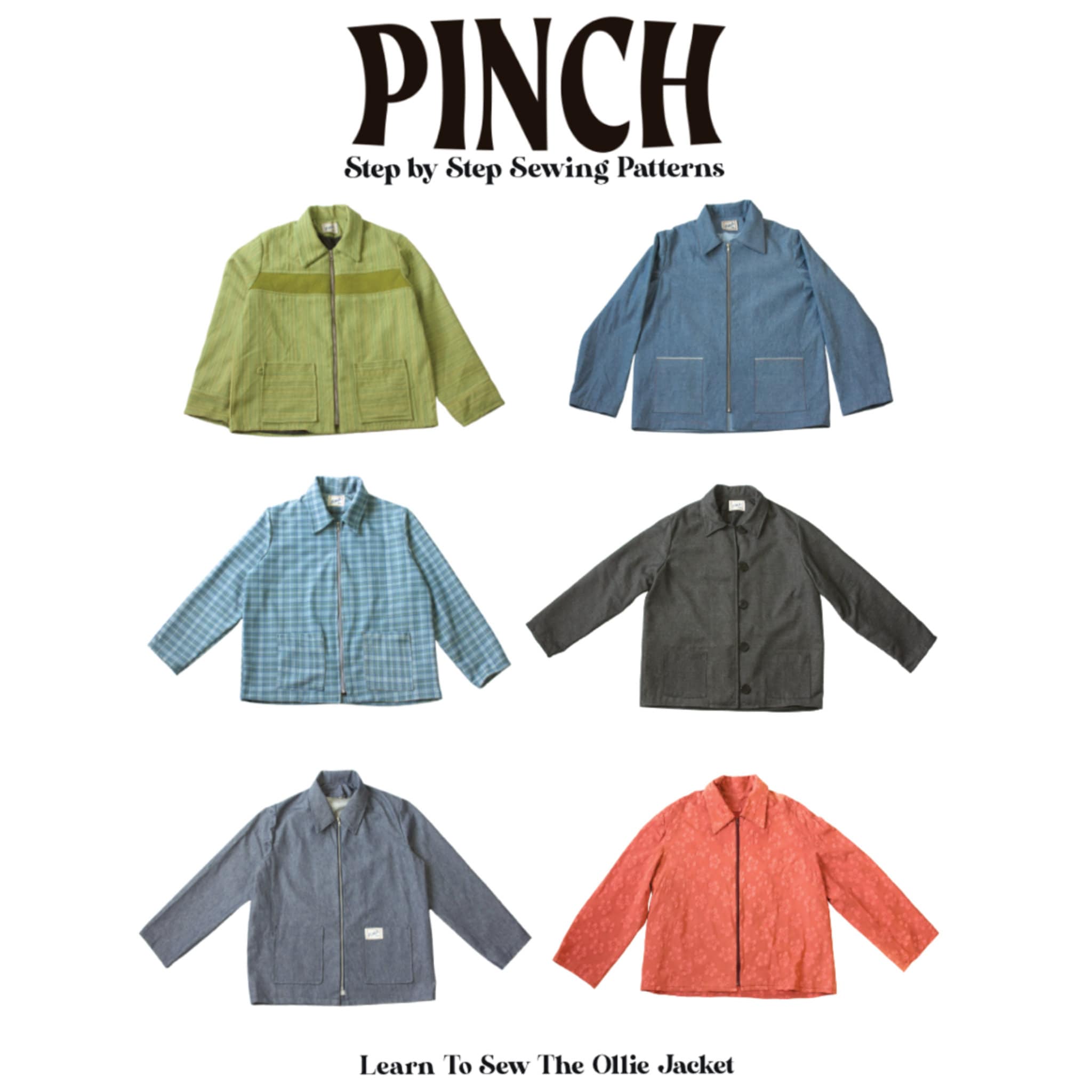 Learn to Sew a Jacket With a Classic Boxy Style, Zip, Collar and ...