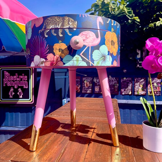 Tropical bedside table store
