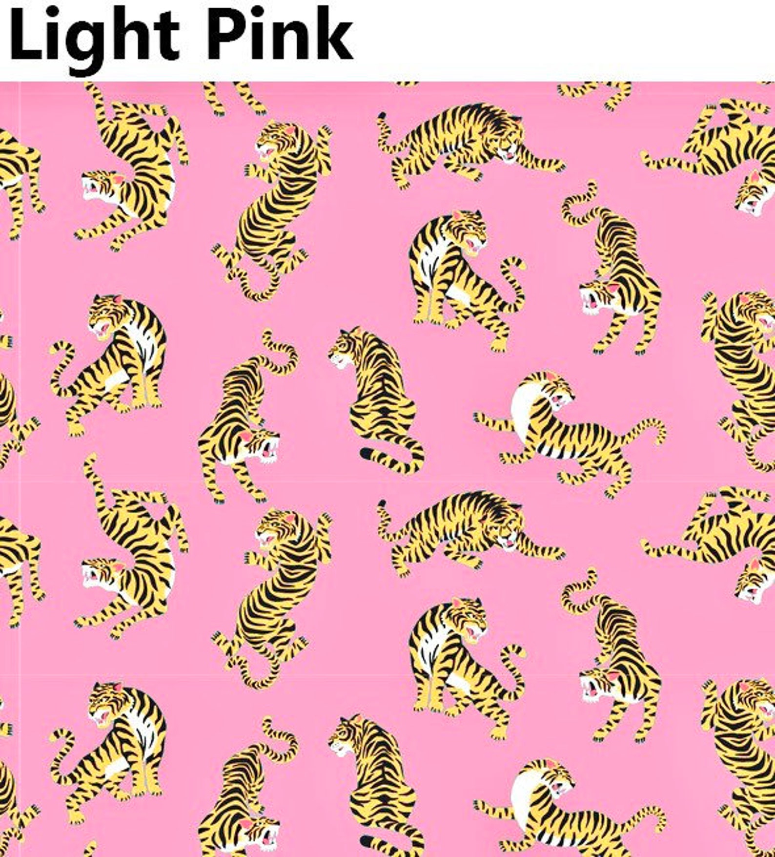 Round Wooden Side Table With Drawer. Tiger Print in 6 Colours - Etsy