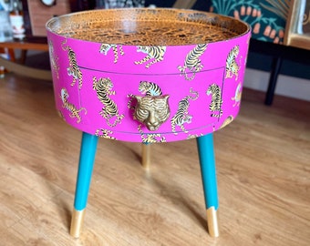 Pink Tiger Table - Etsy